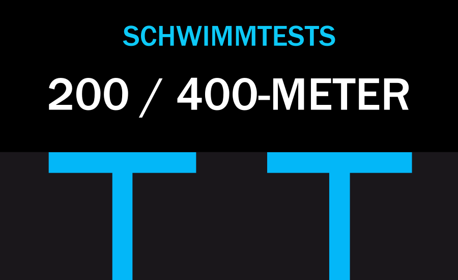 Schwimm-Tests für die 200m- und 400m-Strecke - DOC SWIM