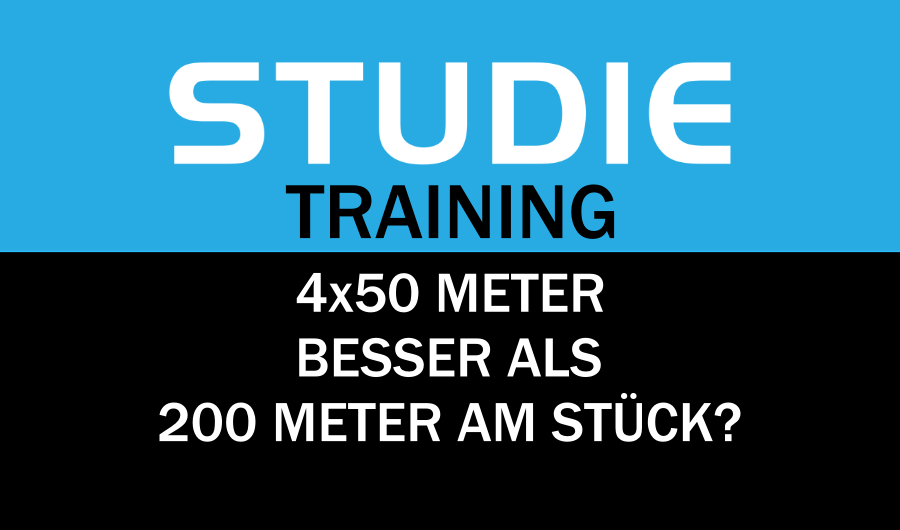 Studie: Besser 4x50-Meter im Training als 200 Meter am Stück? - DOC SWIM